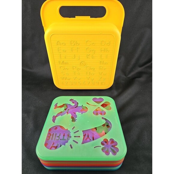 Tupperware | Toys | Vintage Tupperware Tupper Toy With 2 Stencils ...